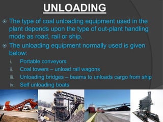 Coal handling stages hiren patel | PPTX