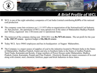 Coal india wcl | PPT