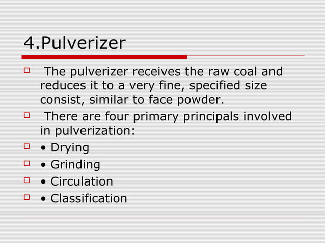 Coal mill pulverizer in thermal power plants | PPT | Home Appliances ...