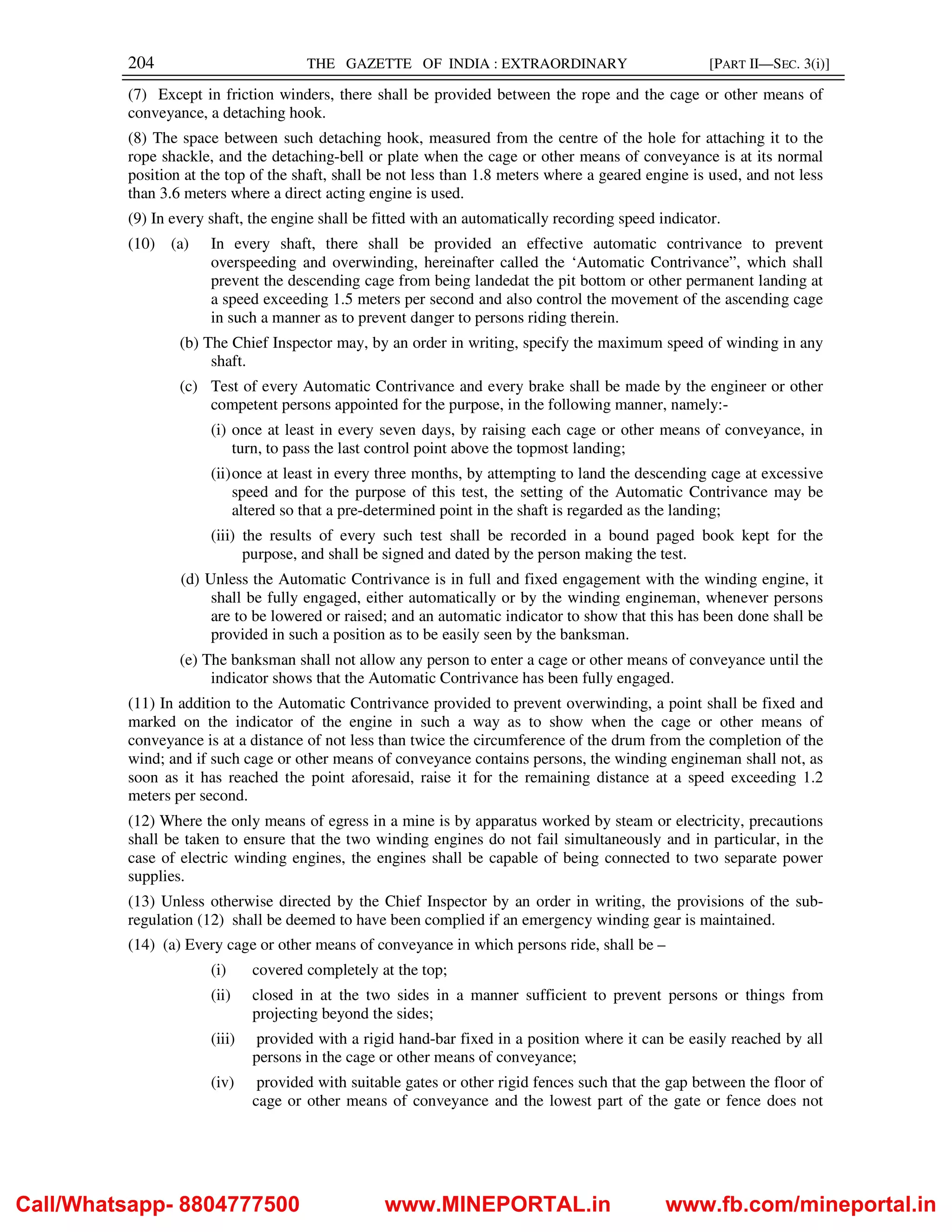 Coal mine regulations 2017 (eng) 424 | PDF