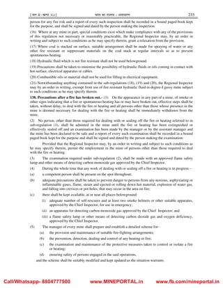 Coal mine regulations 2017 (eng) 424 | PDF