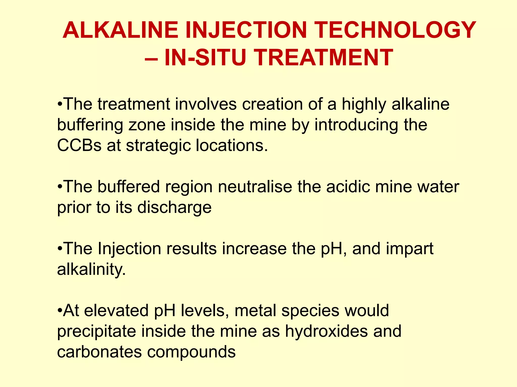 Coal mine water management | PPT