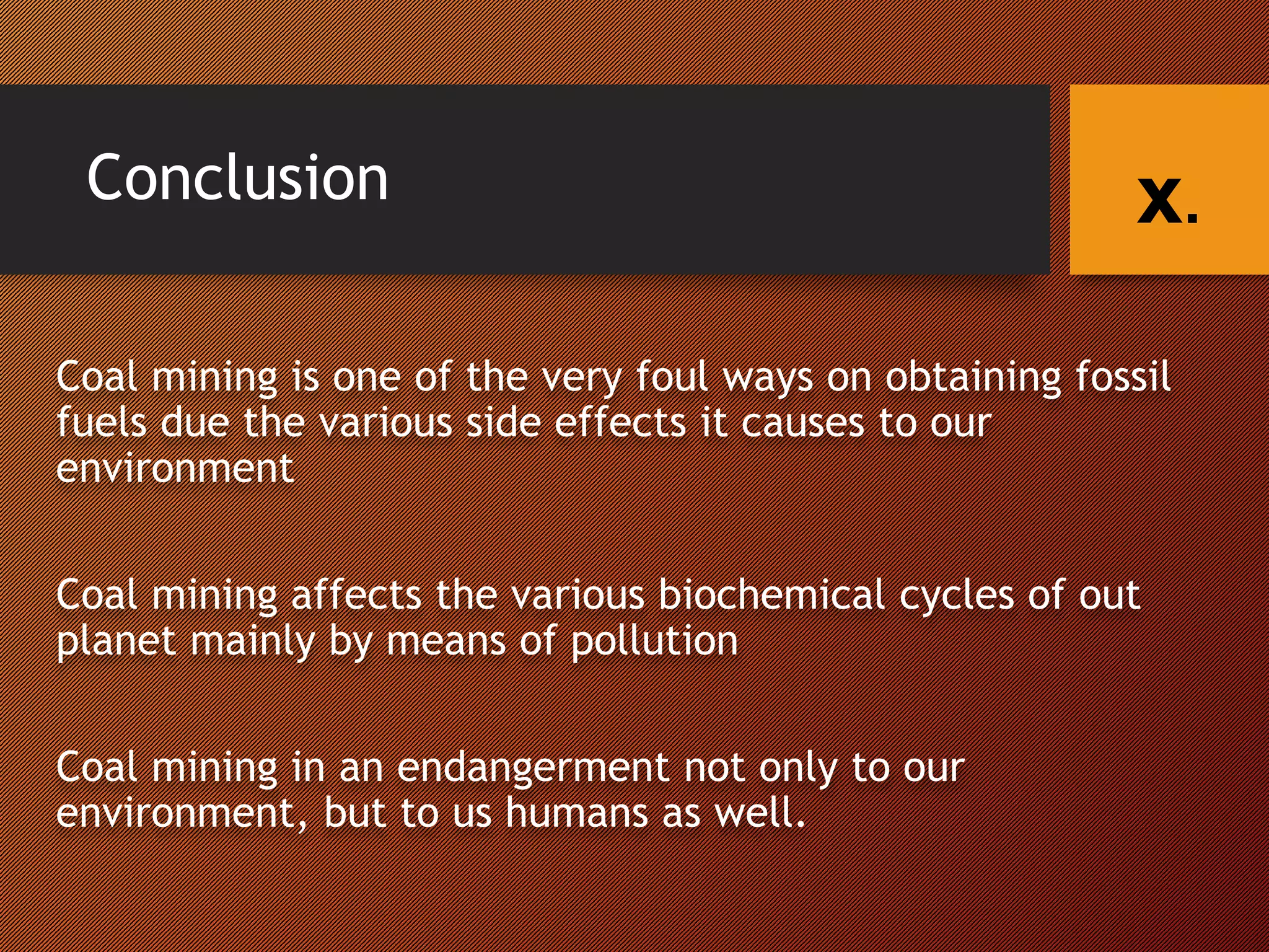 Coal Mining - Effects on BioGeoChemical Cycles - Semirara Mining | PPTX
