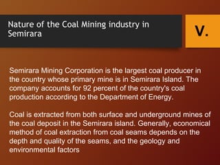 Coal Mining - Effects on BioGeoChemical Cycles - Semirara Mining | PPTX