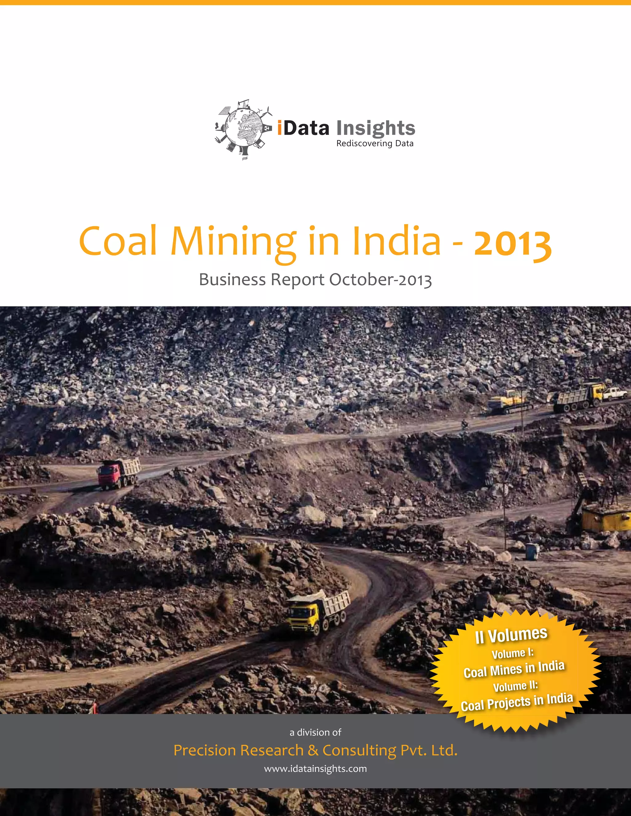 Coal Mining in India: 2013 | PDF