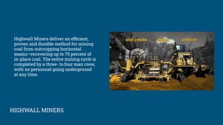 Coal Mining Surface Equipment and Machines | PDF