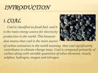Coal power plant | PPTX
