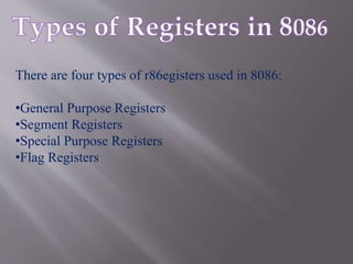 Microprocessor 8086 and Microcontoller | PPTX