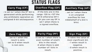 Flags register in central processing unit | PPT