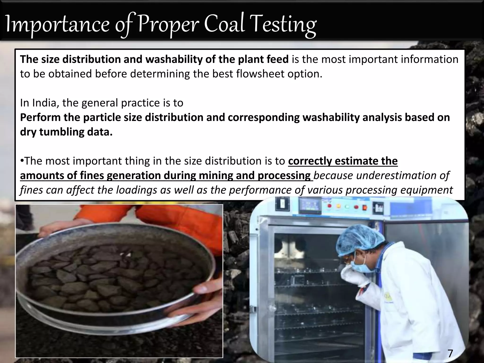 Coal production and washing in india | PPTX
