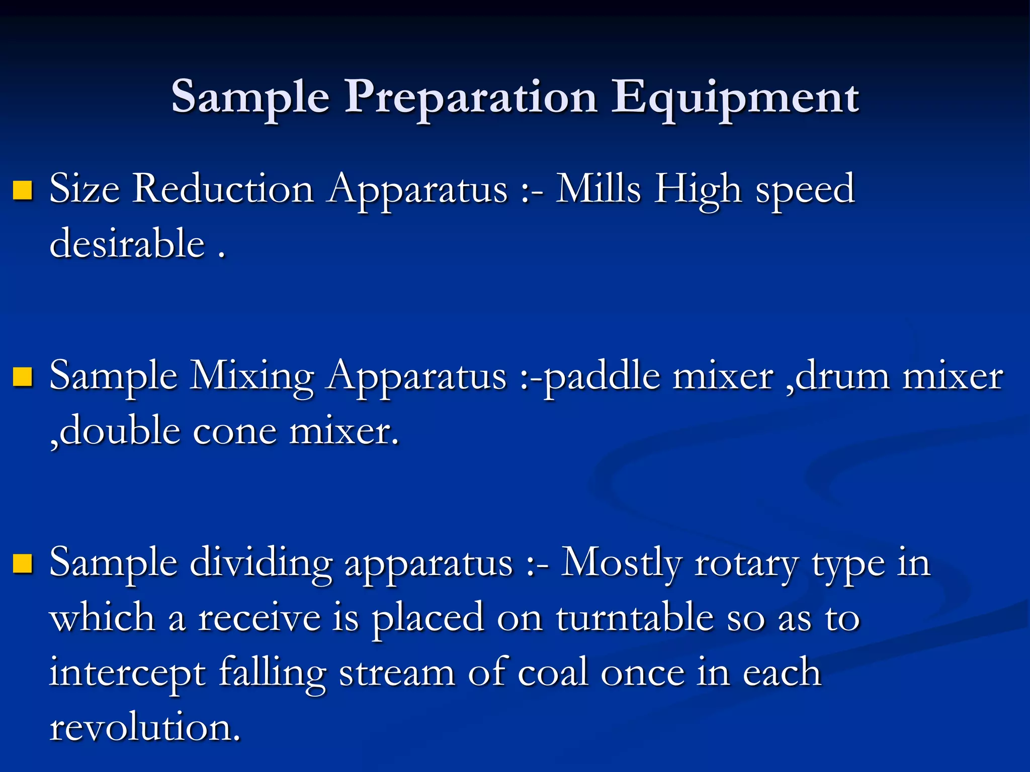 Coal quality sampling & preparation as per indian standard | PPT