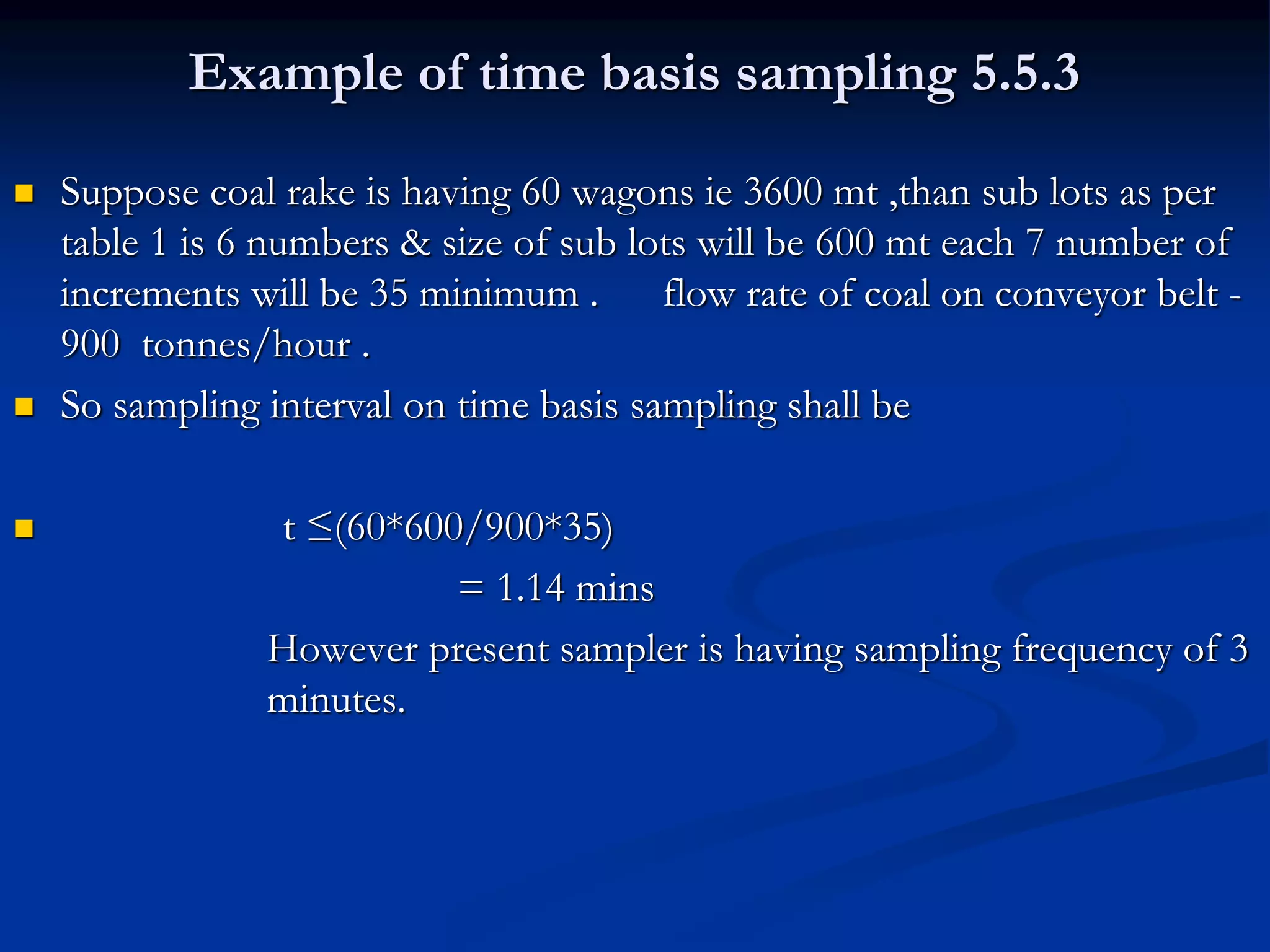 Coal quality sampling & preparation as per indian standard | PPT