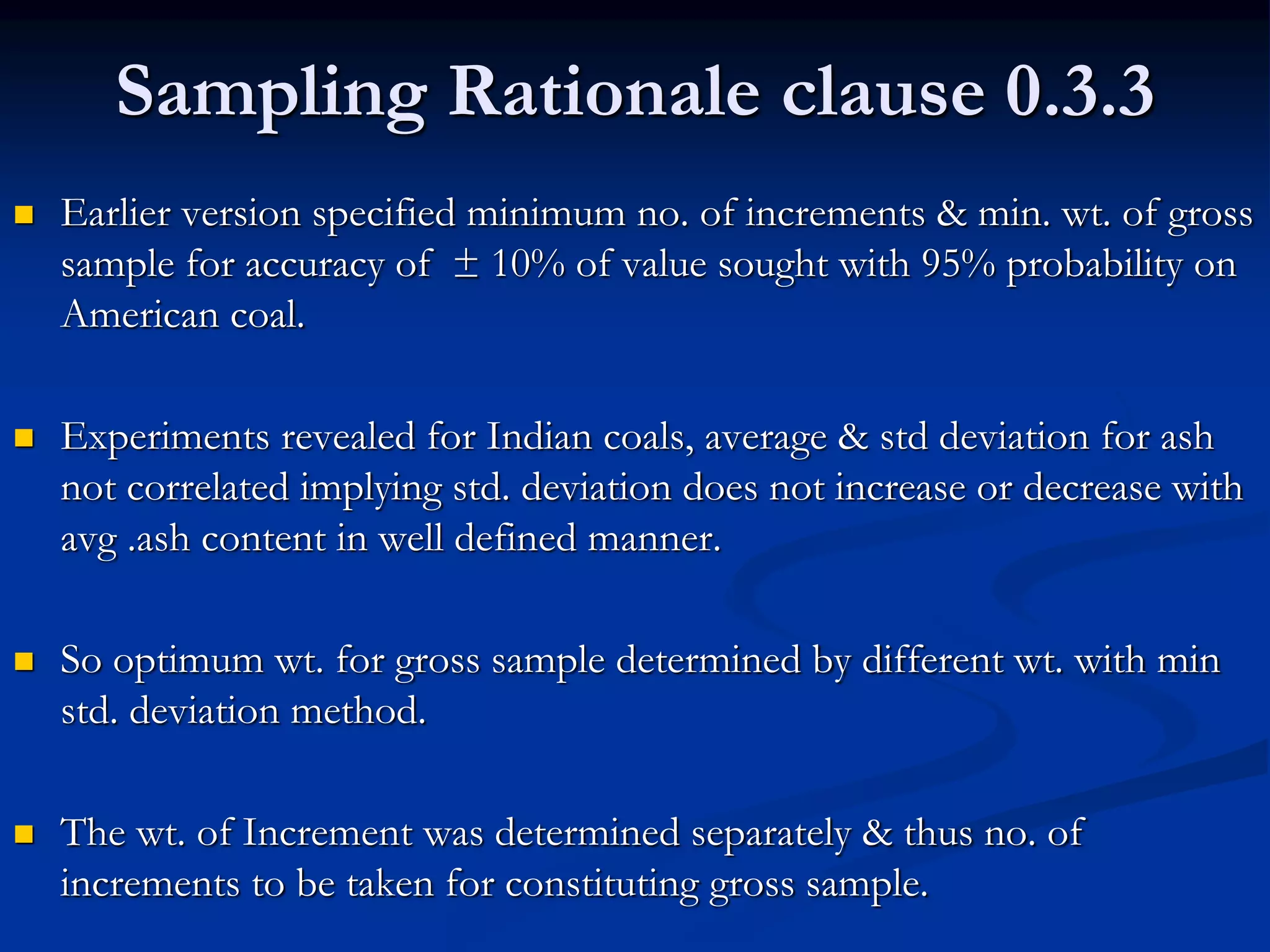 Coal quality sampling & preparation as per indian standard | PPT