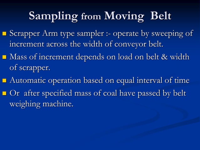 Coal quality sampling & preparation as per indian standard | PPT