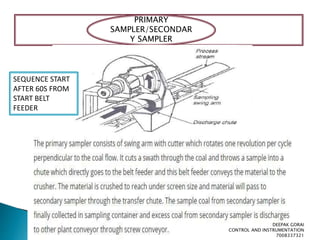 Coal sampling unit equipment operation by deepak gorai | PPTX