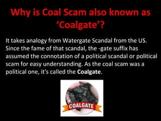 Coal scam | PPT