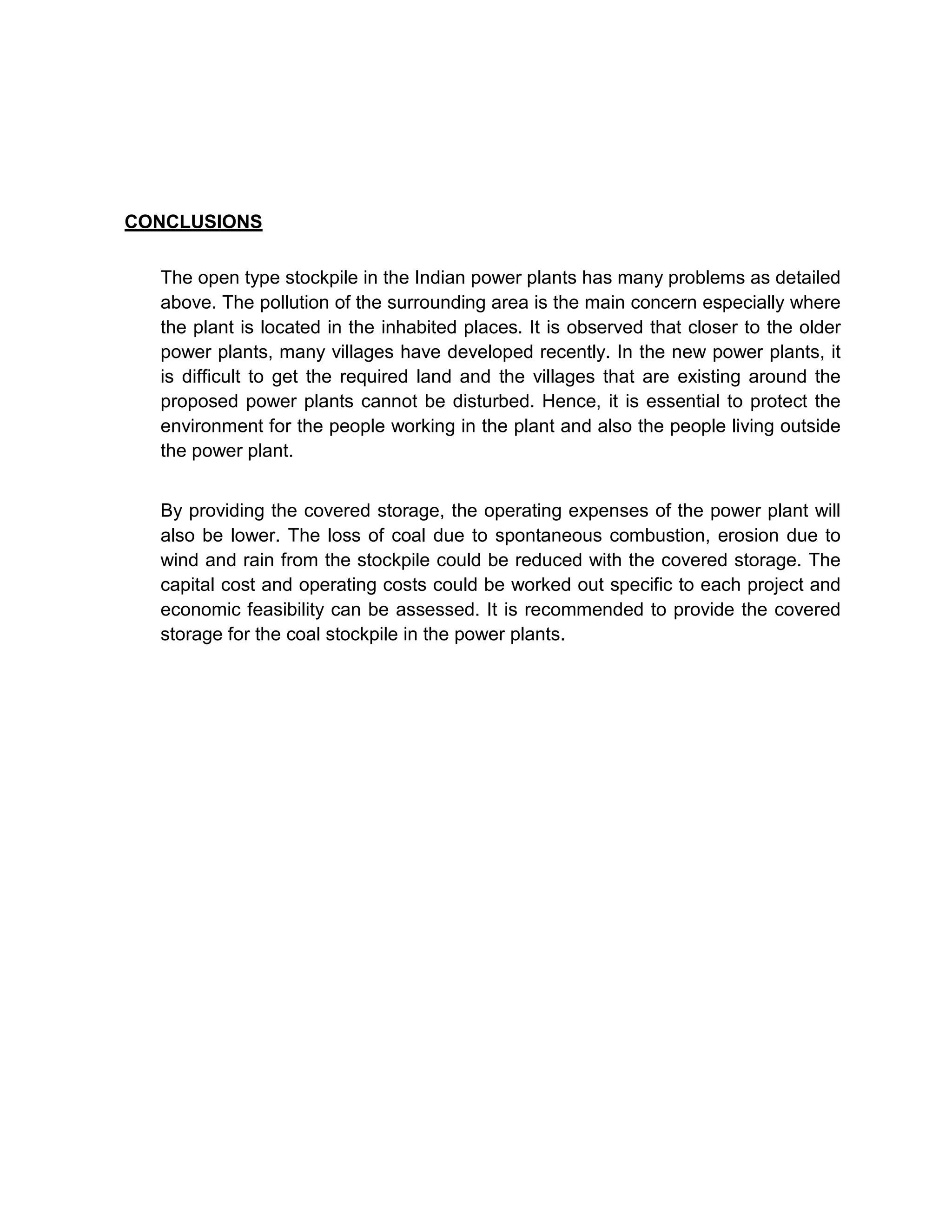 The most economical solution to cover coal and limestone stockyard ...