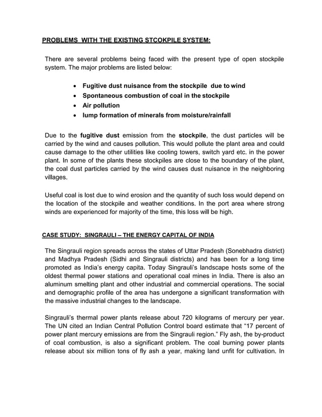 The most economical solution to cover coal and limestone stockyard ...