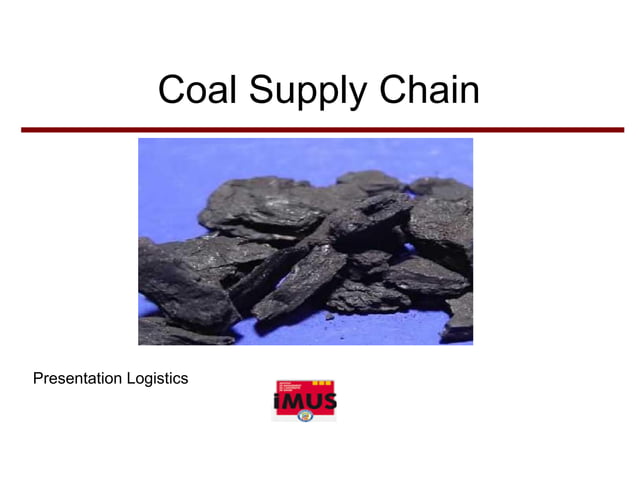 Coal Supply Chain Example | PDF | Commodities | Economy