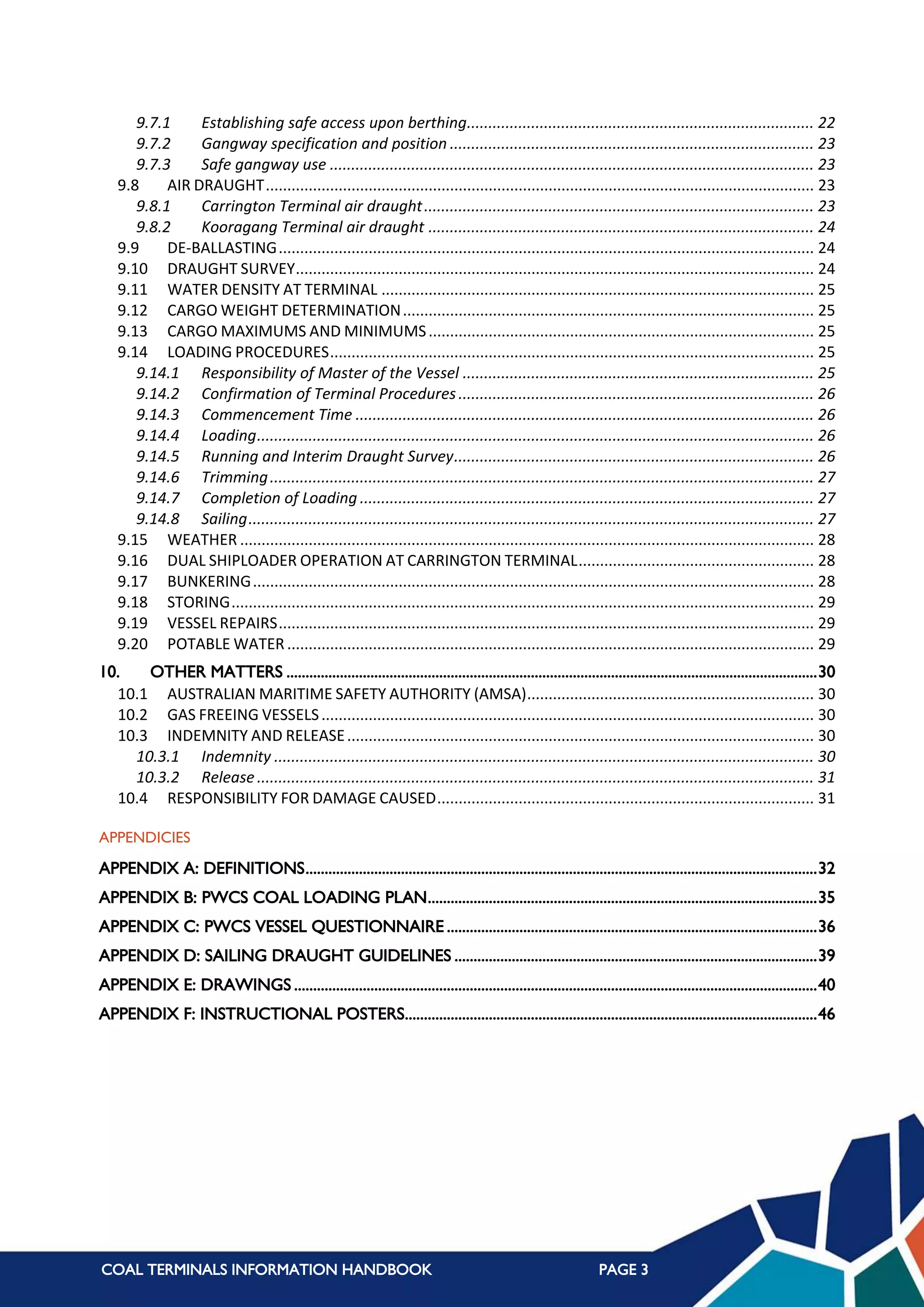 Coal terminal info handbook | PDF