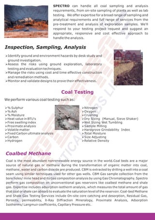 Coal testing services in india | PDF
