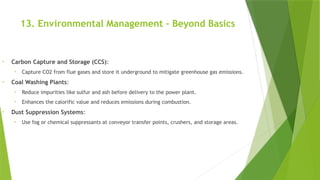 COAL & WATER MANAGEMENT for power plant | PPTX