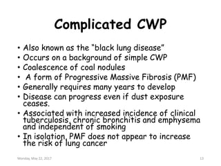 Coal workers pneumoconiosis | PDF