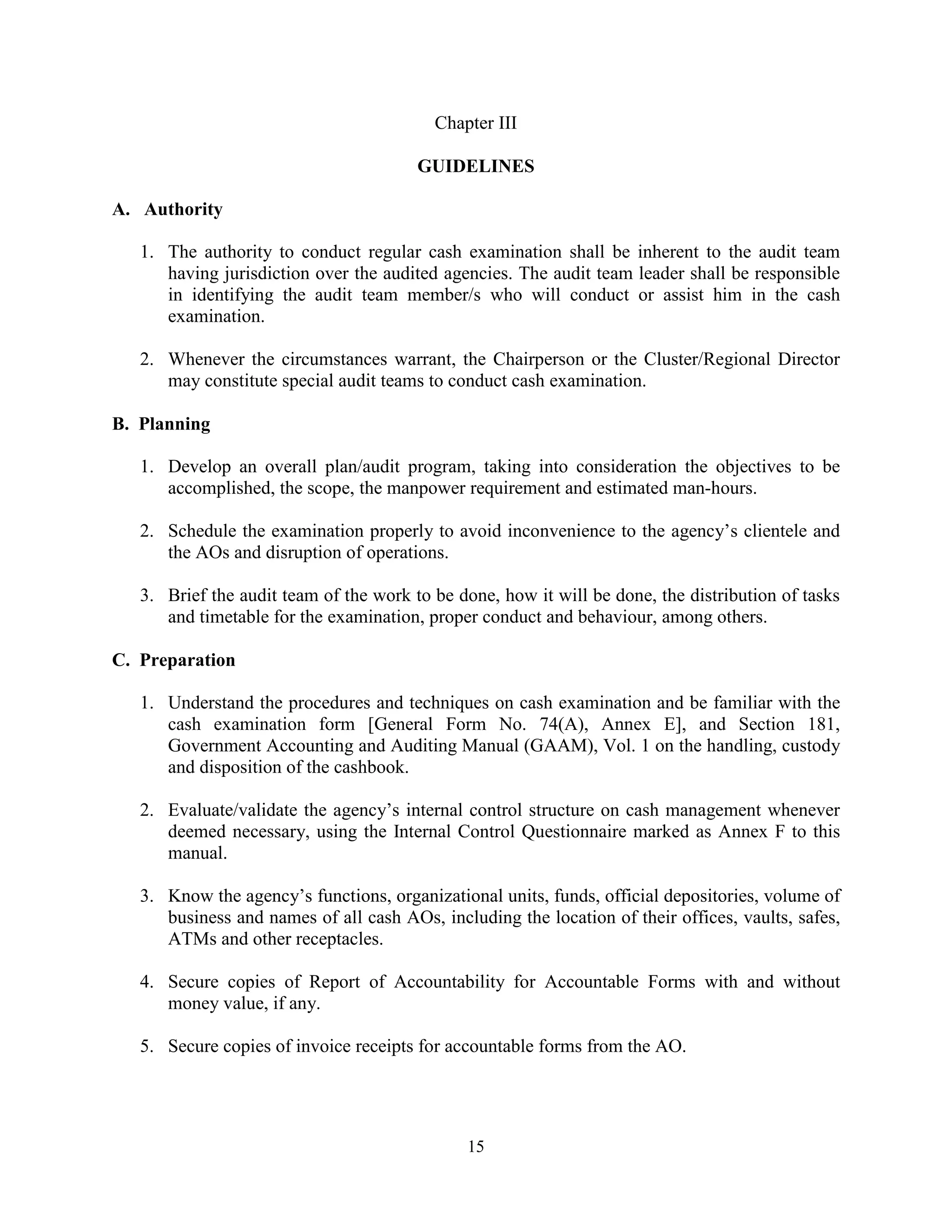 COA_M2013-004 cash exam proceduresures.pdf