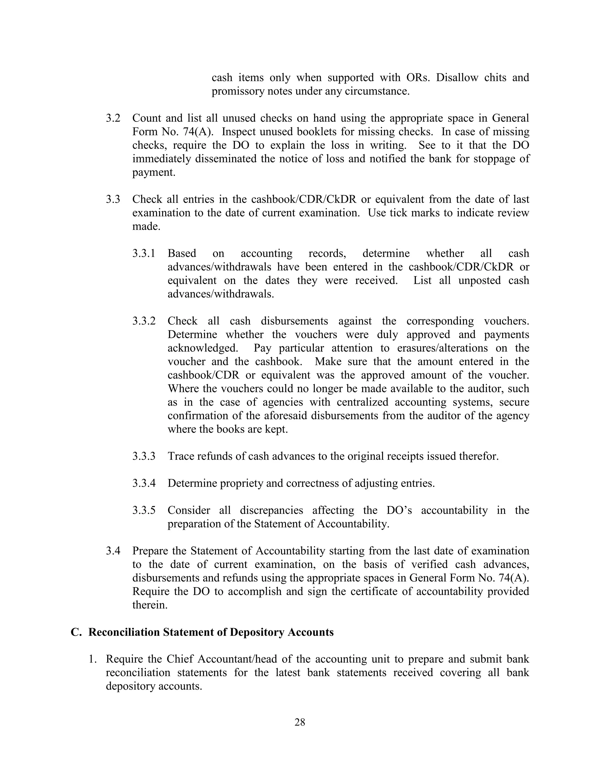 COA_M2013-004 cash exam proceduresures.pdf