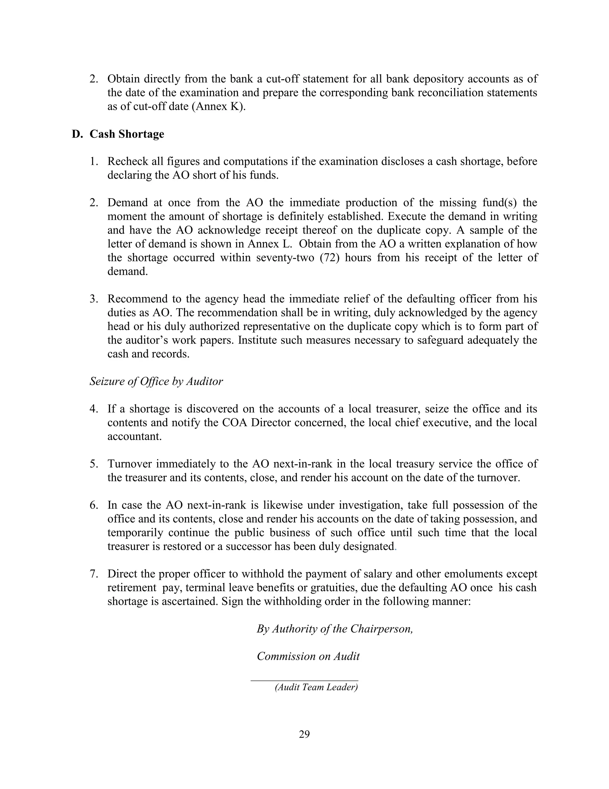 COA_M2013-004 cash exam proceduresures.pdf