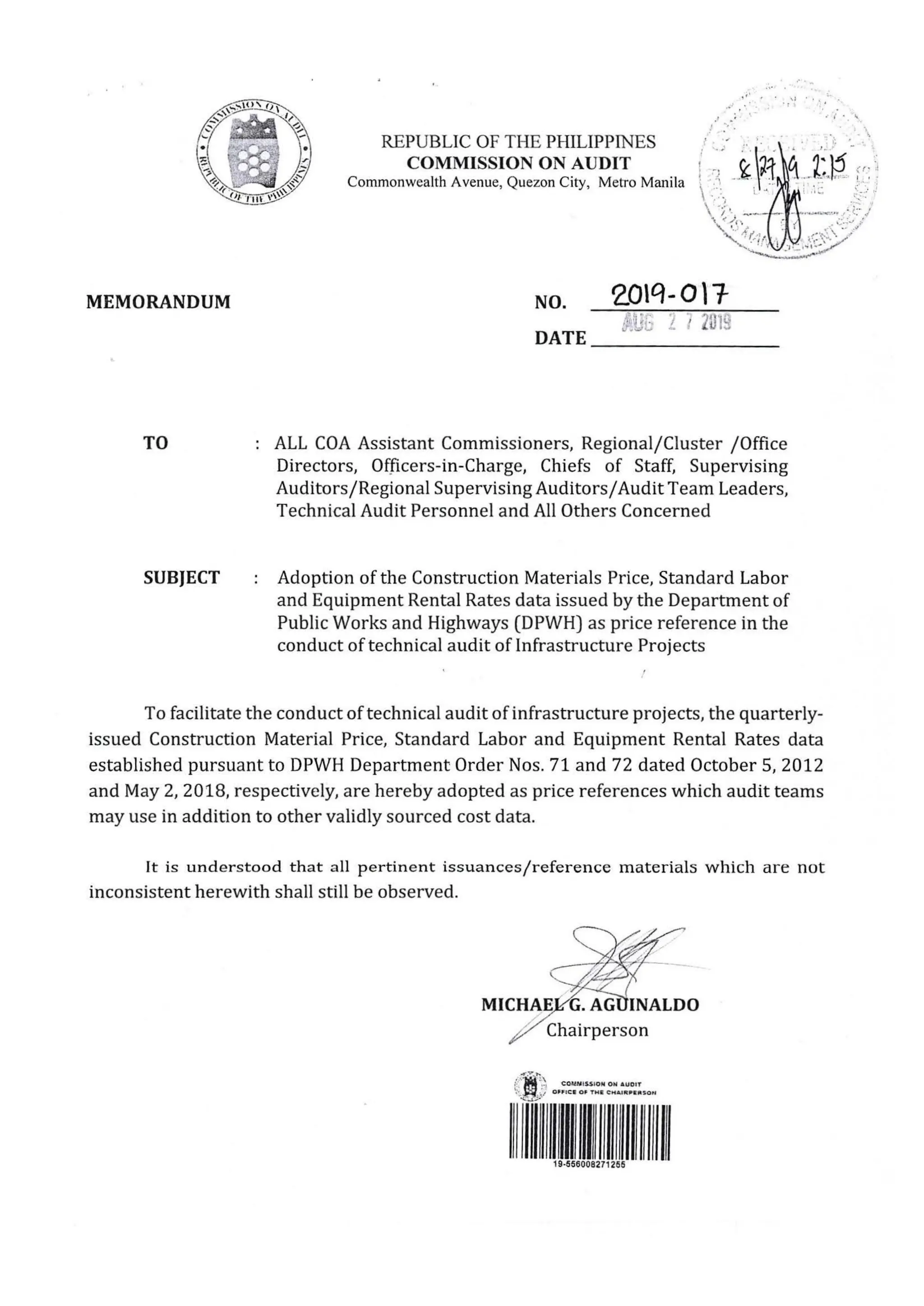 COA_M2019-017 .......................... | PDF
