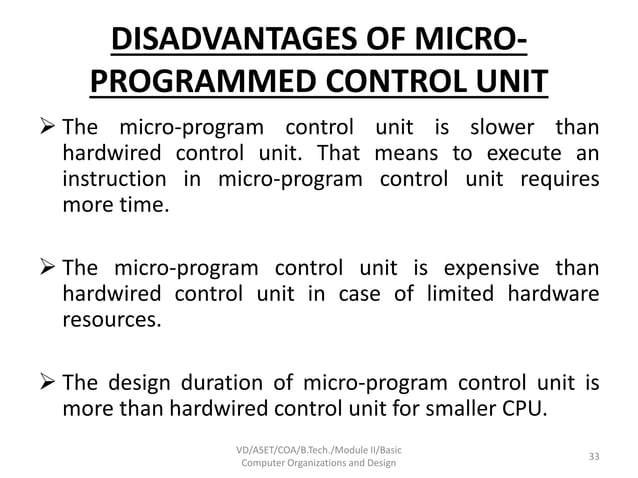 Coa module ii Basic Computer Organizations and Design | PPTX