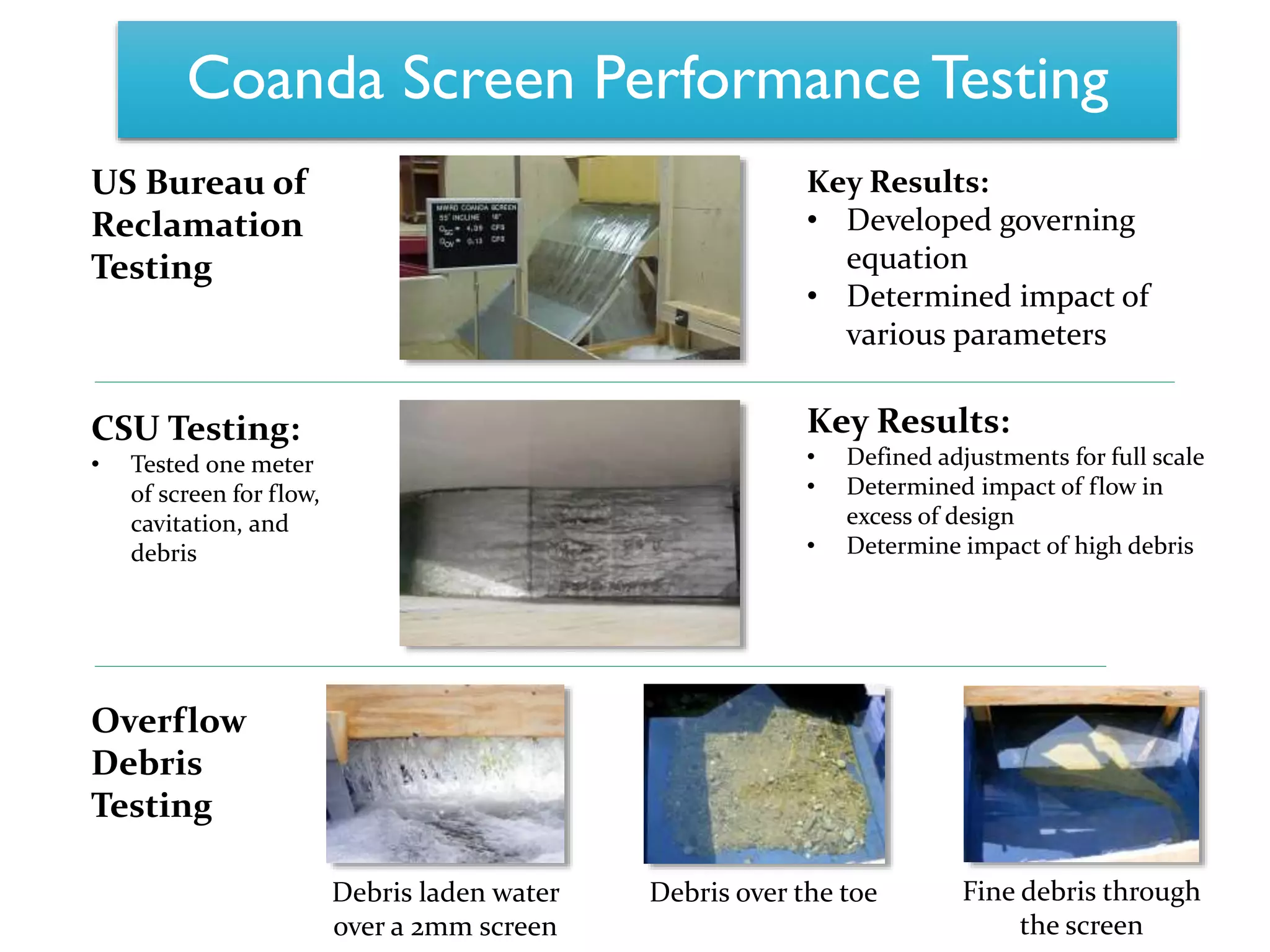 Coanda Screens - Elgin Equipment Group | PPTX