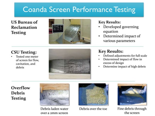 Coanda Screens - Elgin Equipment Group | PPTX