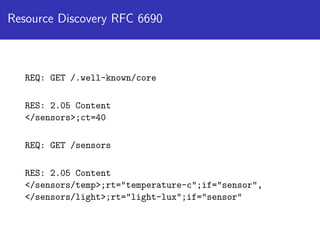 CoAPing with the Internet of Things | PPT