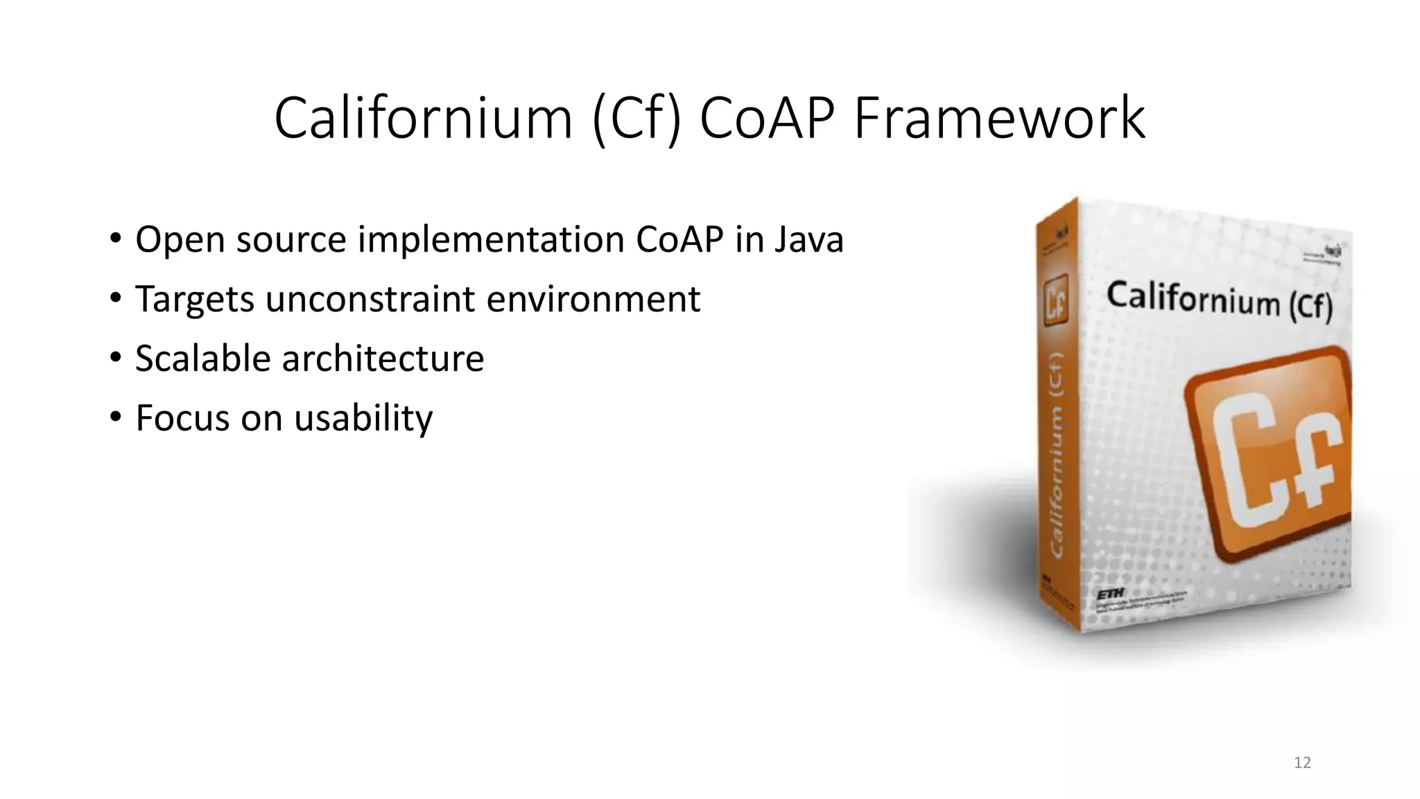 Coap Based Application For Android Phones Pptx Internet Computing