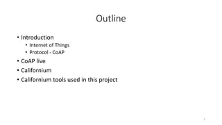 Coap based application for android phones | PPTX | Internet | Computing