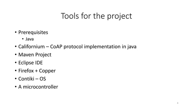 Coap Based Application For Android Phones Pptx Internet Computing