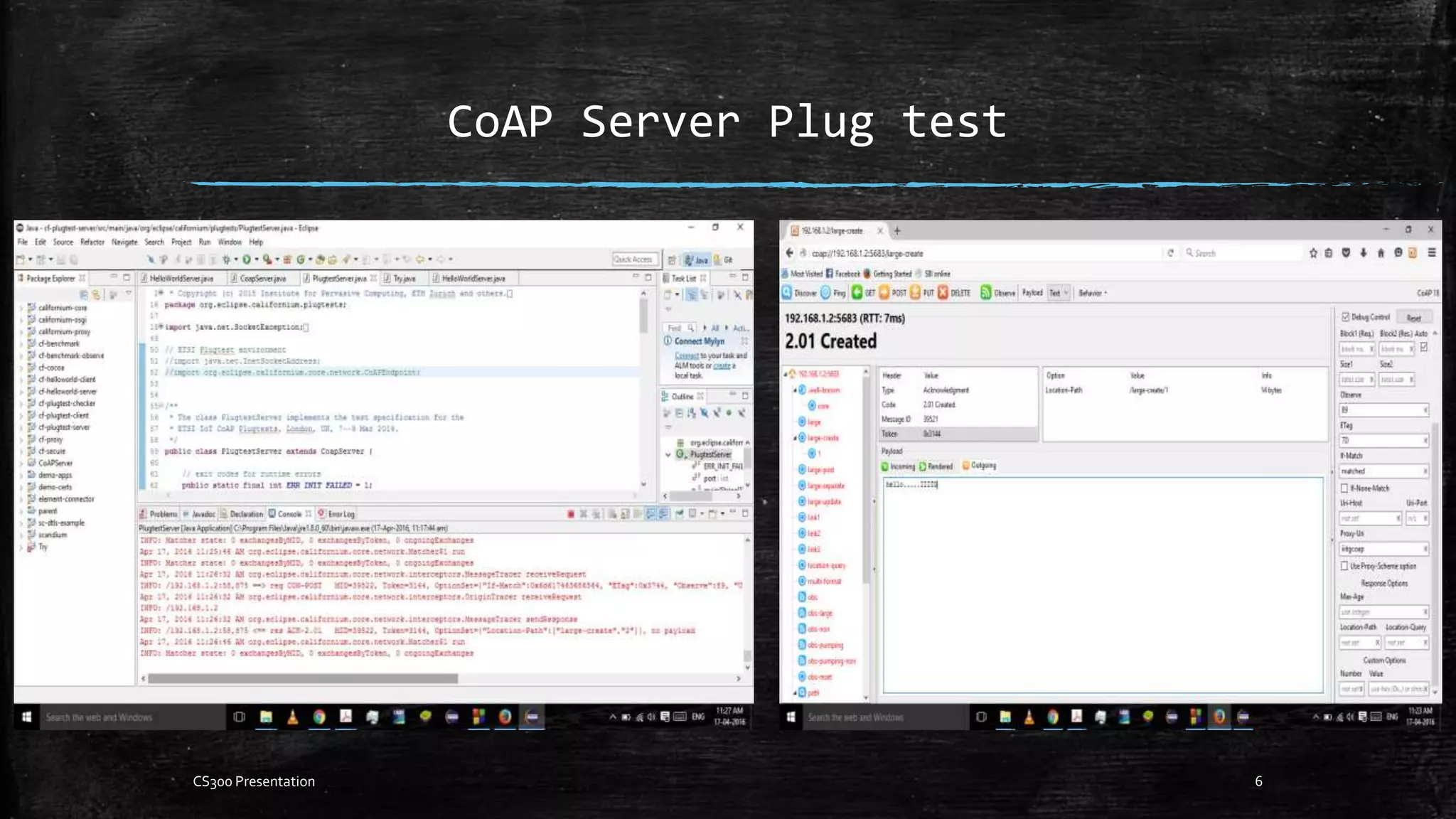 Coap based application for android phones-end | PPTX