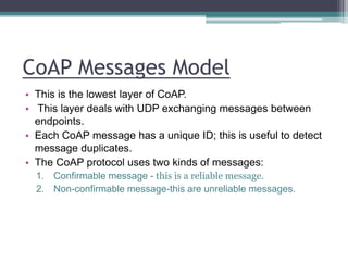 CoAP protocol -Internet of Things(iot) | PPTX