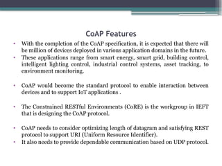 CoAP Protocol ppt.pptx Application layer protocol in IoT explained in ...