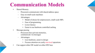 Introduction to parallel processing | PPTX