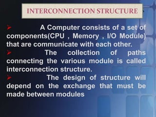 INTERCONNECTION STRUCTURE | PPTX