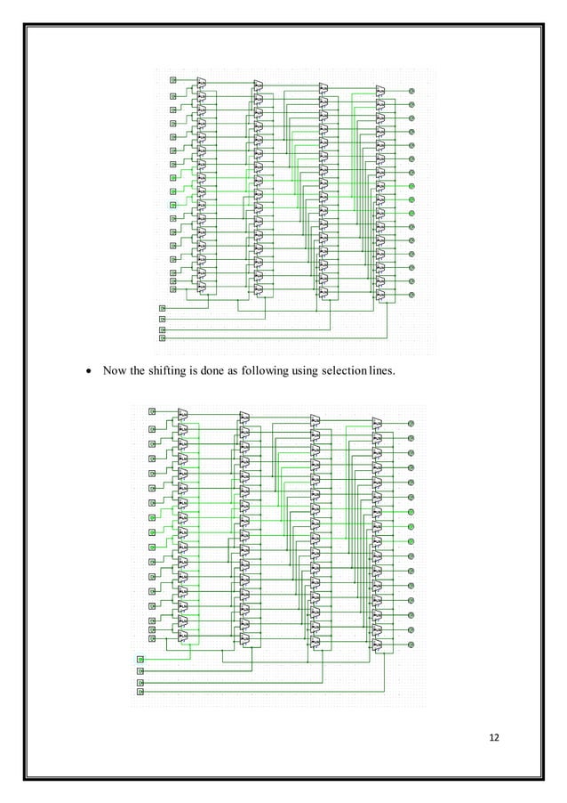 A Computers Architecture project on Barrel shifters | PDF