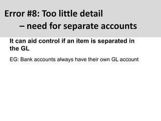 Chart of Accounts - Problems | PPTX
