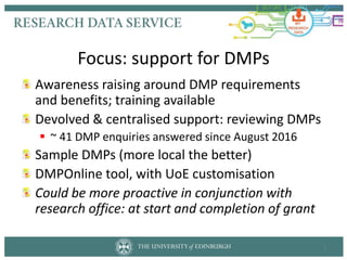 Supporting researchers in managing data | PDF