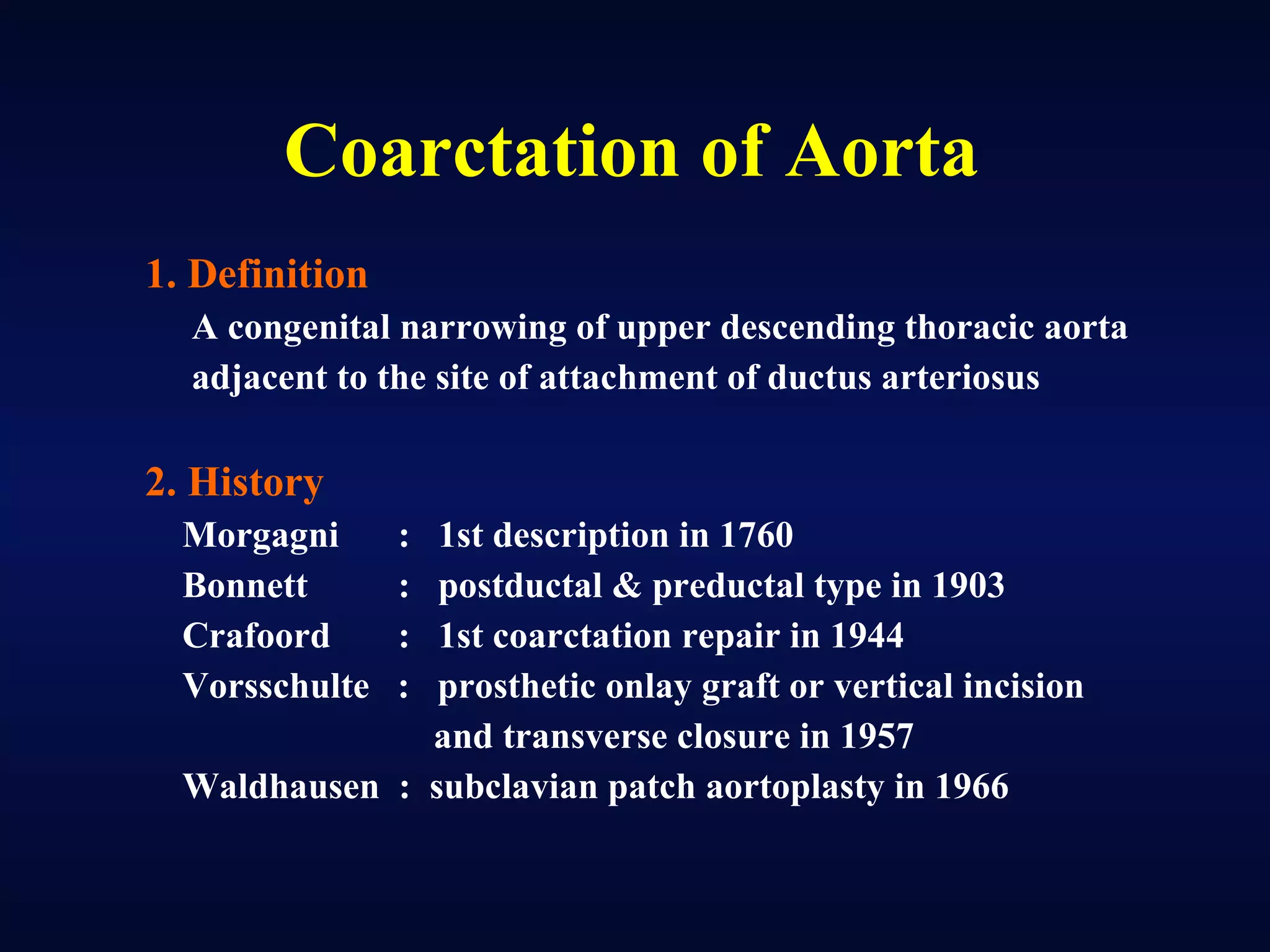 Coarctation Of Aorta | PPT