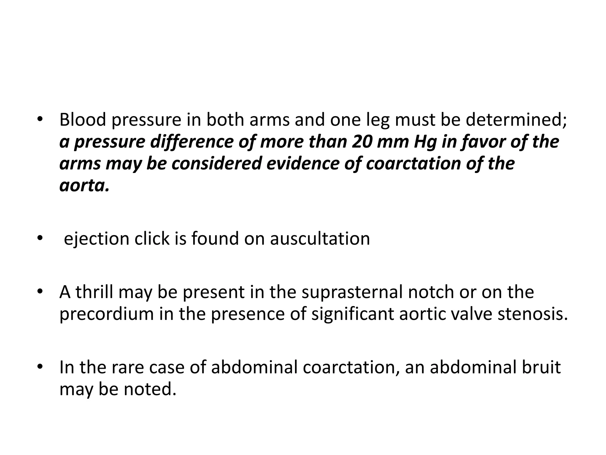 Coarctation of aorta | PPTX | Heart and Cardiovascular Diseases | Diseases and Conditions