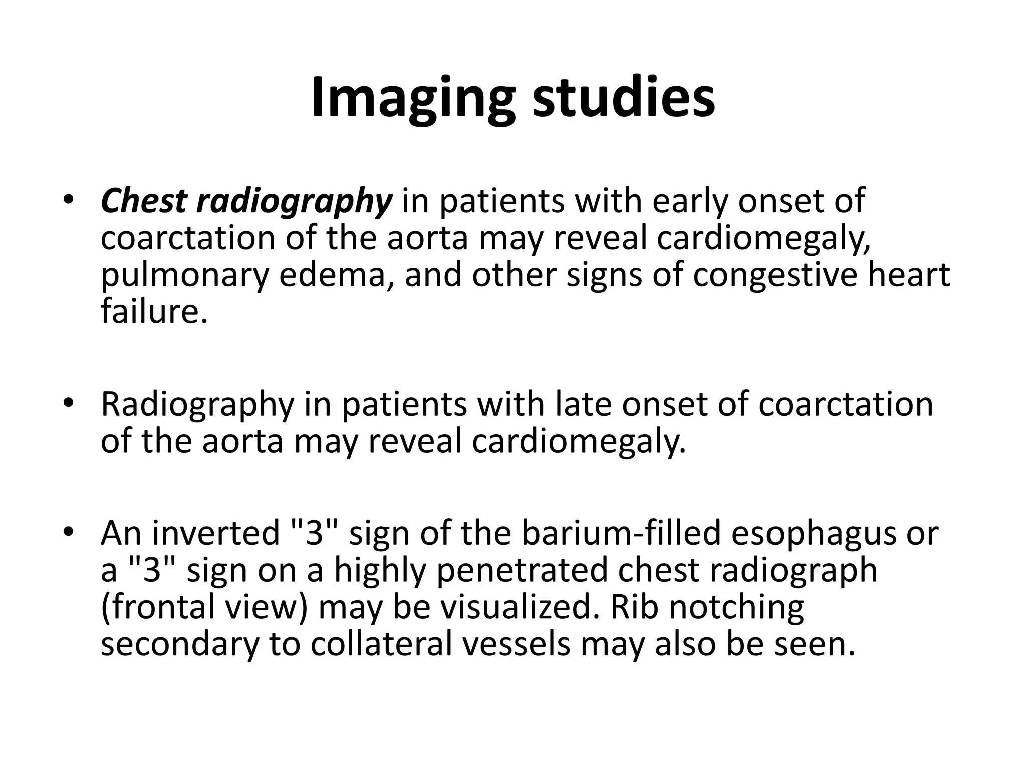Coarctation of aorta | PPTX
