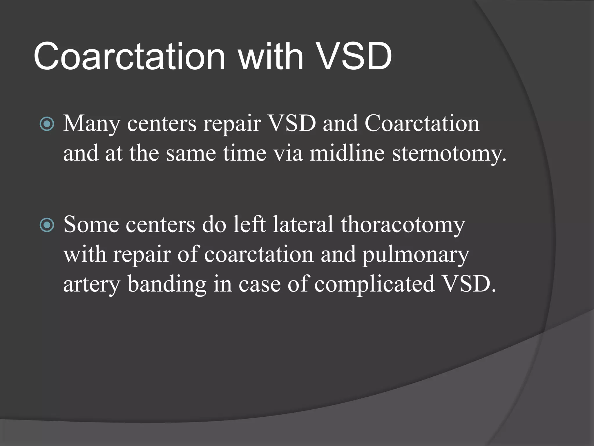 Coarctation of aorta. | PPTX